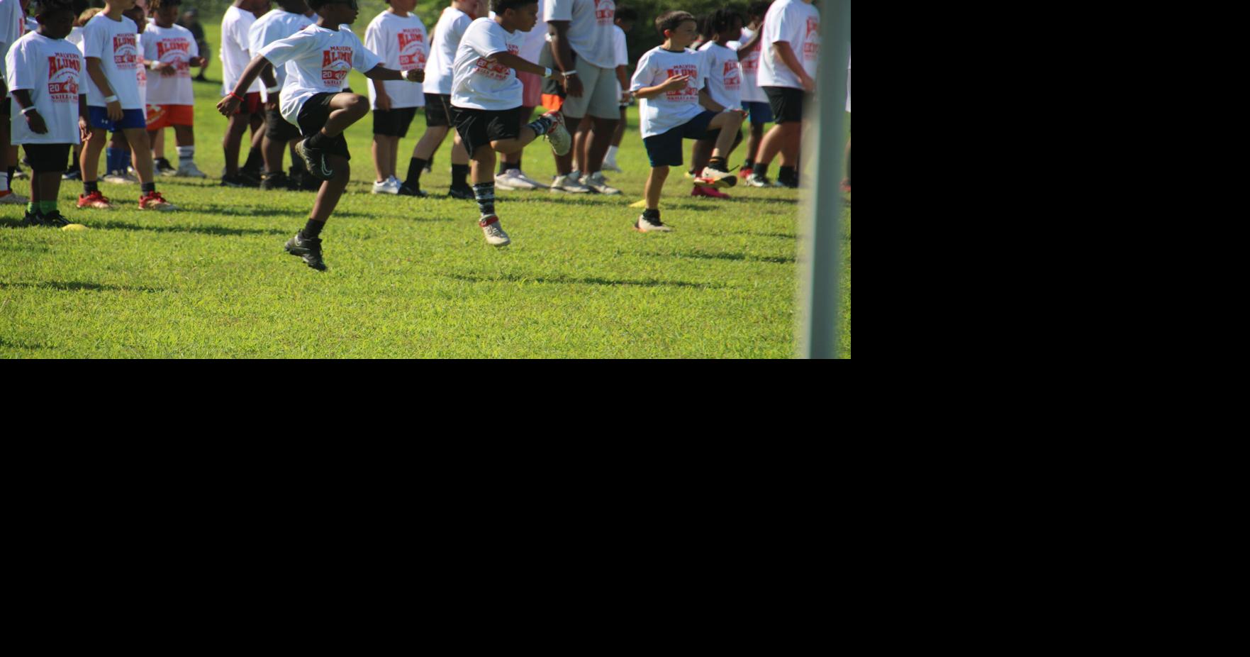 Malvern Alumni Skills and Drills Football and Cheer Camp kick's off for ...