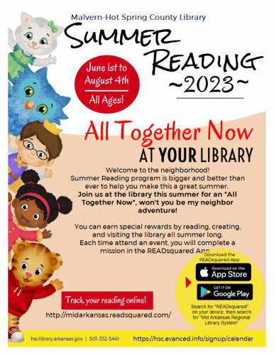 Malvern-HSC Library’s 2023 Summer Reading Program starts June 1 ...