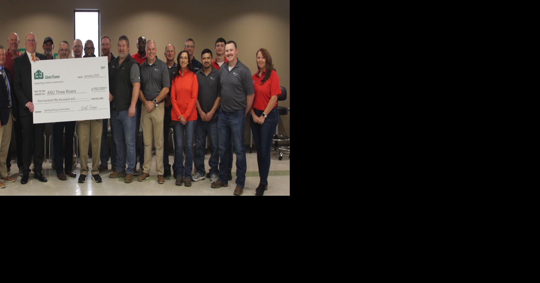 West Fraser donates $150,000 to ASU Three Rivers | Photos & Videos ...