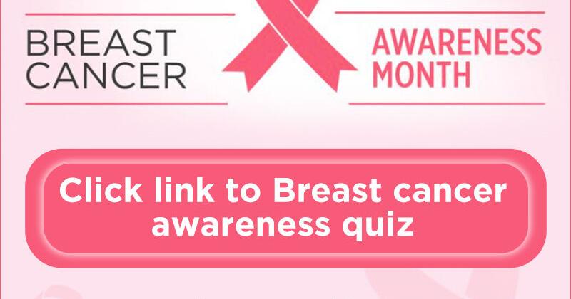 Have you taken the breast cancer awareness quiz? | News | malvern ...