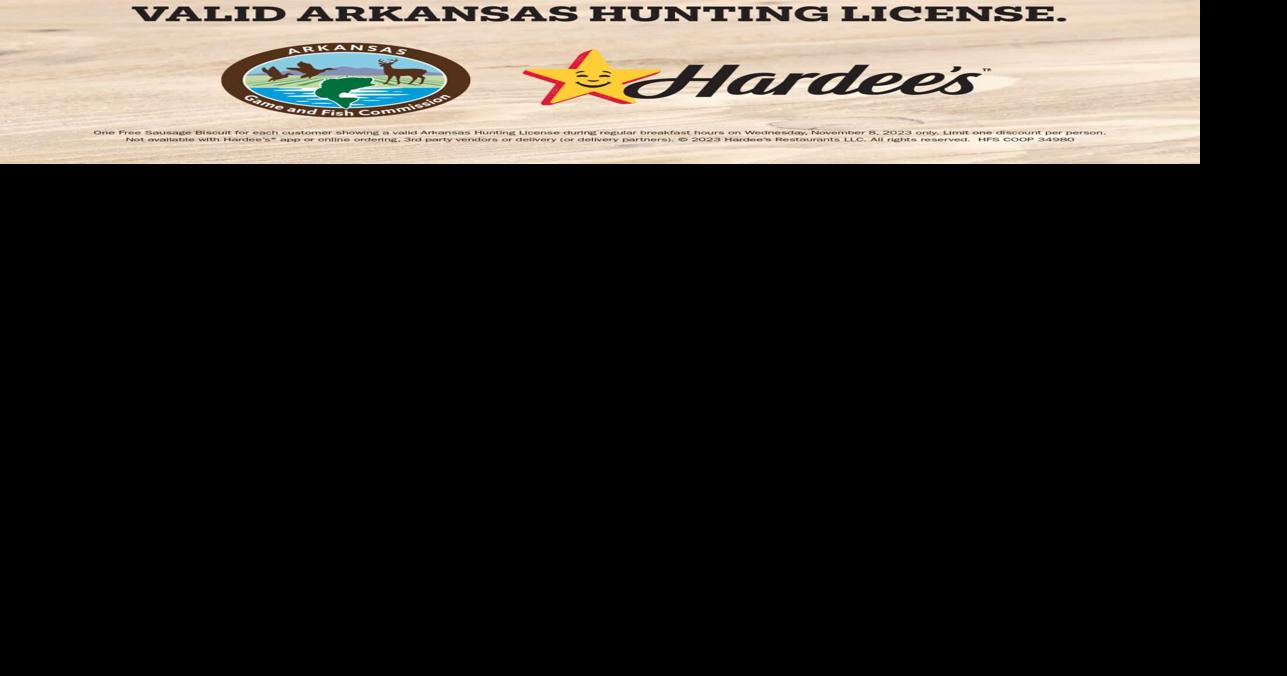 Get a free sausage biscuit at Hardee’s with your hunting license Nov. 8 ...