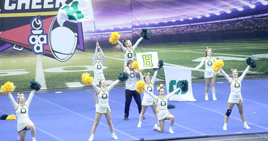 OHS Warrior cheerleaders finish third place at state cheer ...