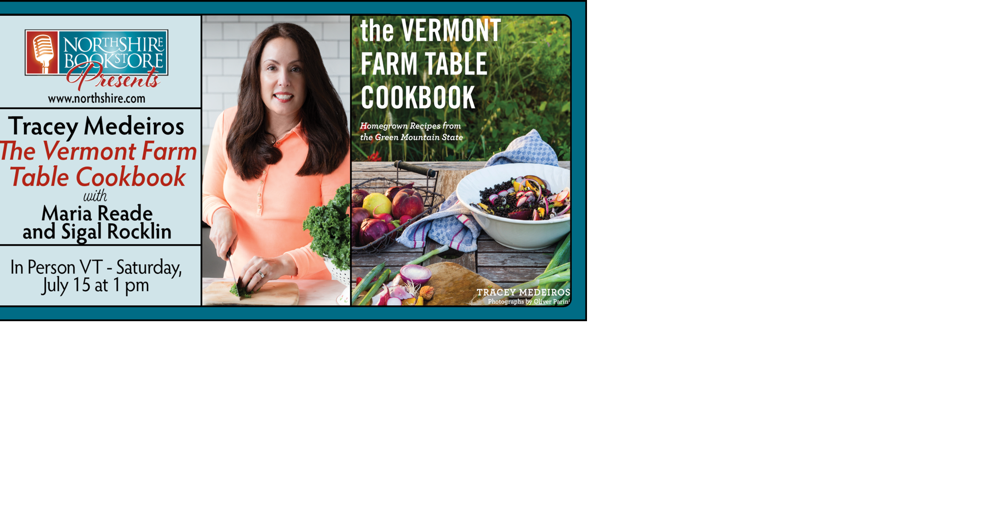 Northshire Bookstore hosts Tracey Medeiros: 'The Vermont Farm Table ...