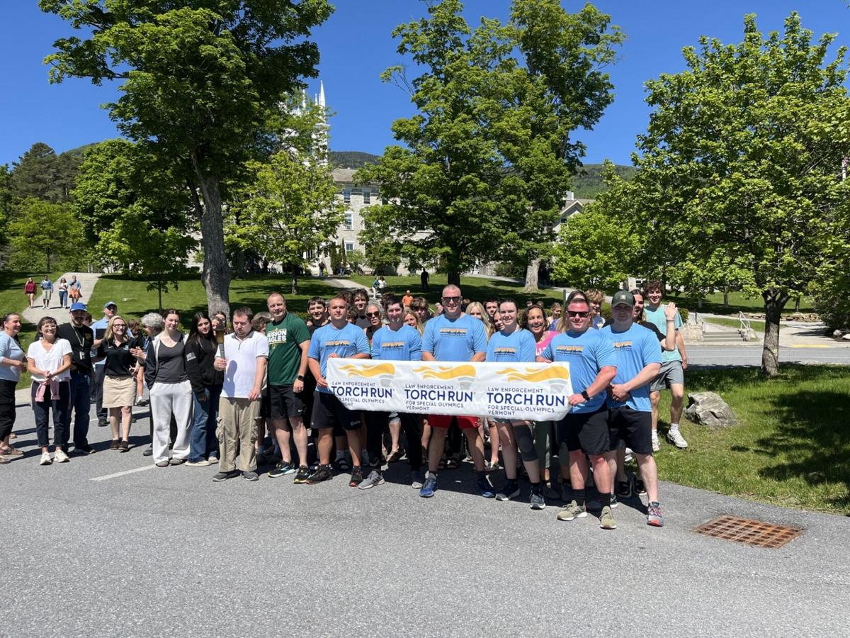 Local law enforcement officers participate in Special Olympics Torch ...