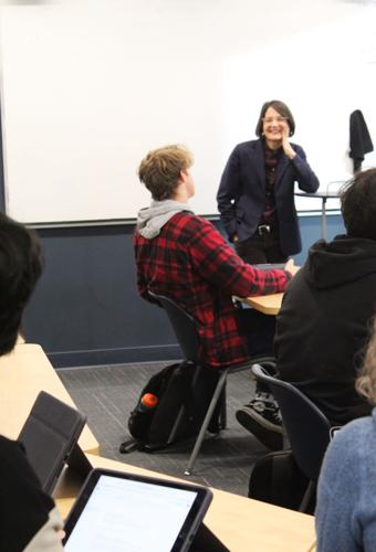 'Courage over comfort': U.S. Representative Becca Balint visits Burr ...