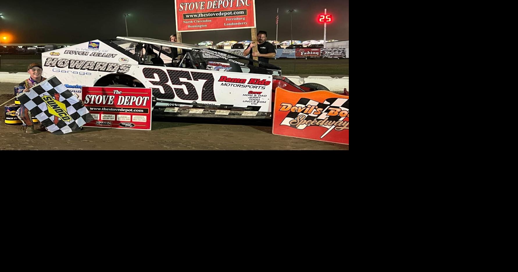 Shaftsbury's Marty Kelly III snags checkered flag at Devil's Bowl ...