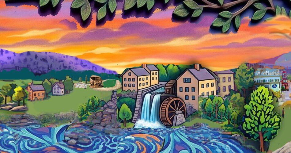 Ready, set, paint! Riverwalk mural in progress | Community-news ...
