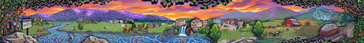 Ready, set, paint! Riverwalk mural in progress | Community-news ...