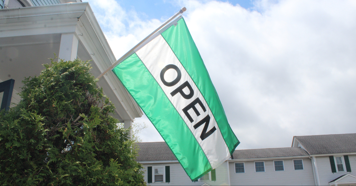 'Open' flag enforcement in question as businesses defy rules | Local ...