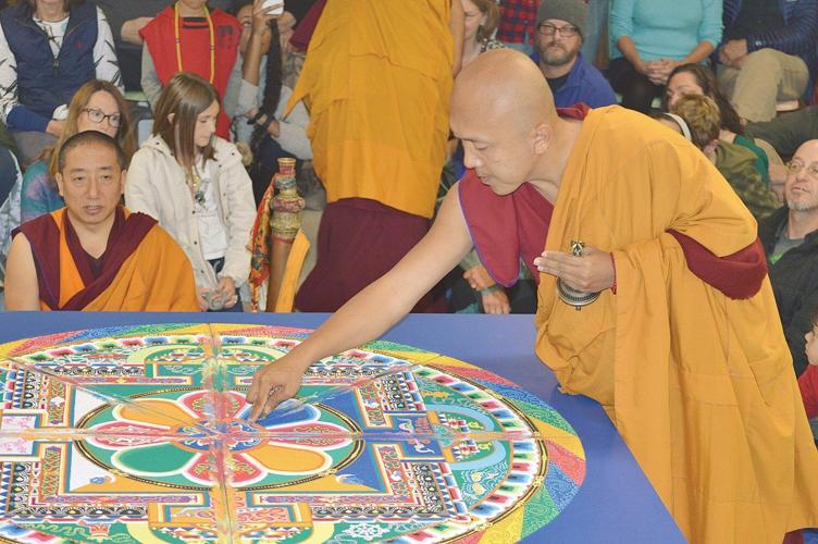 Tibetan Buddhist monks complete then destroy mandala | Local News ...