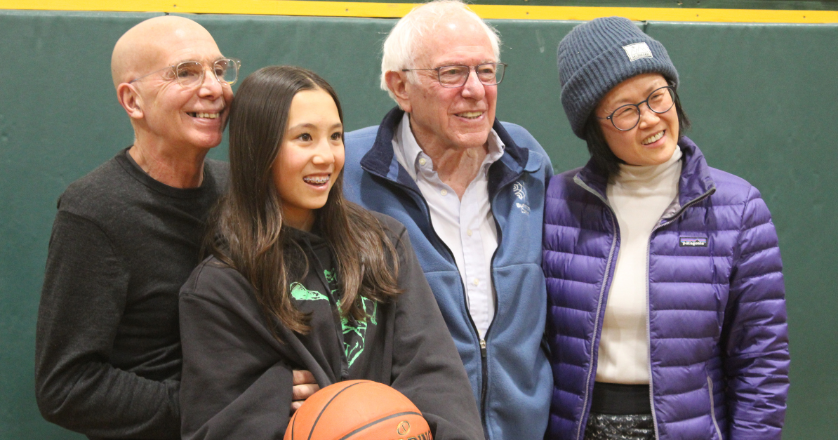 Shooting hoops with Senator Bernie Sanders | Local-news ...