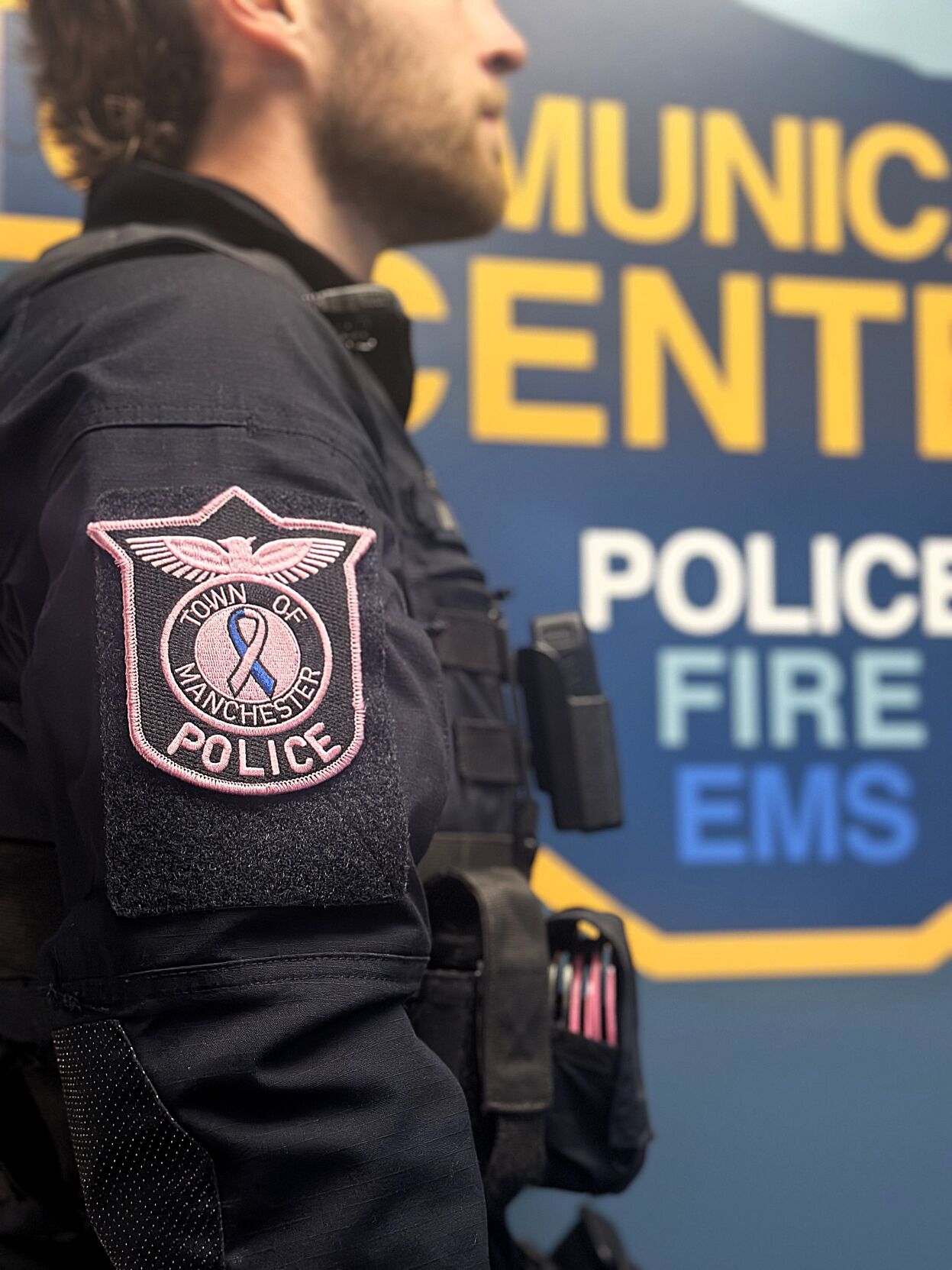 Serving in solidarity: The Manchester Police Department goes pink ...