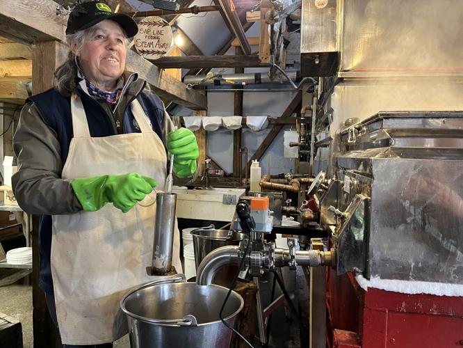 Open house at Dutton Farm Stand 'taps' into sugaring process | Business ...