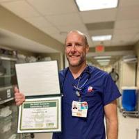 Christopher Petry wins DAISY Award at SVHC | Business ...