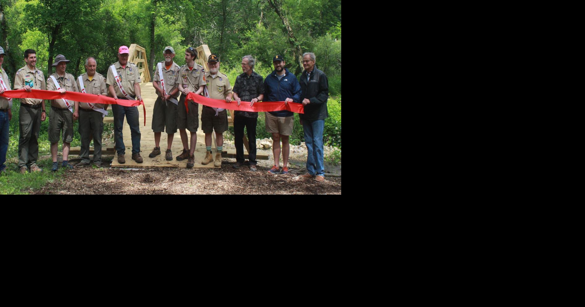 Scouts hold bridge dedication | News | manchesterpress.com
