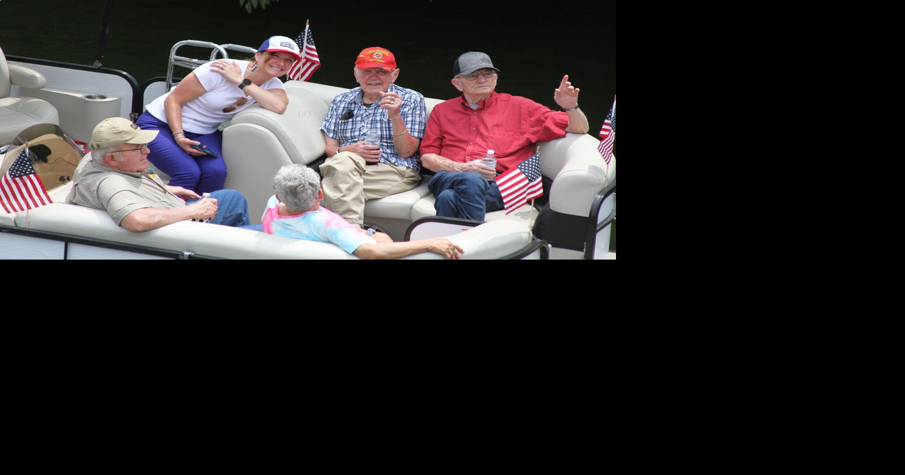Veterans enjoy Honor Float on Lake Delhi | News | manchesterpress.com