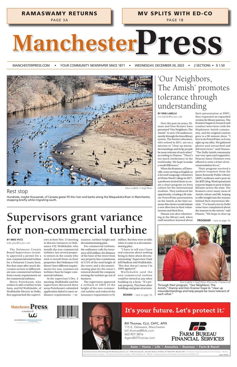 Page A-1 | e-Edition | manchesterpress.com