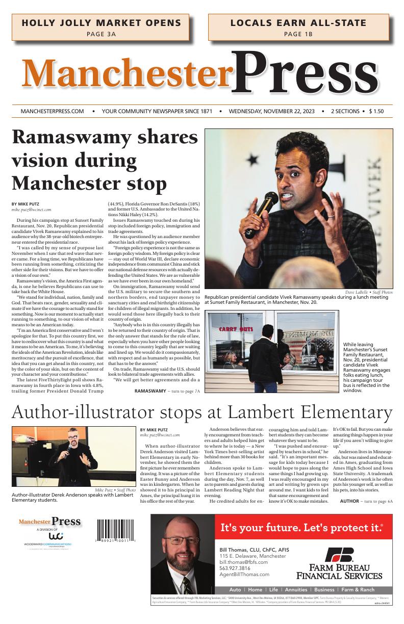 Page A-1 | e-Edition | manchesterpress.com