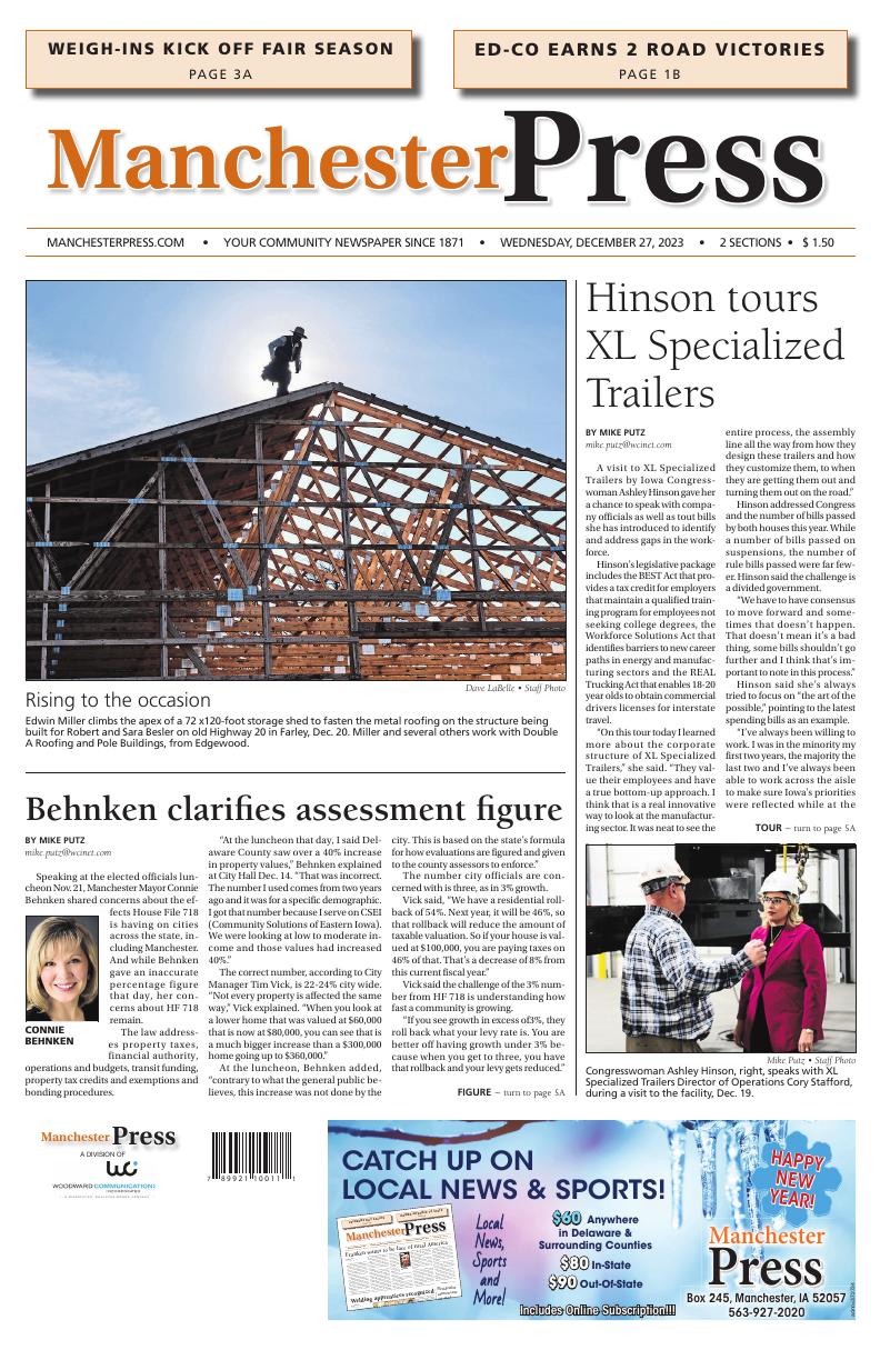 Page A-1 | e-Edition | manchesterpress.com