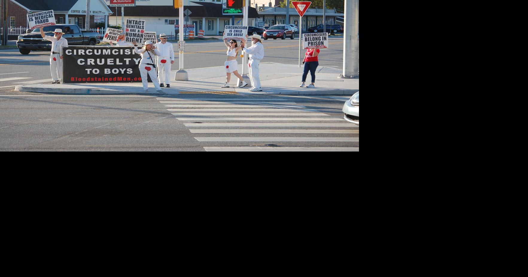 National anti-circumcision group stages rush-hour protest | Local News ...