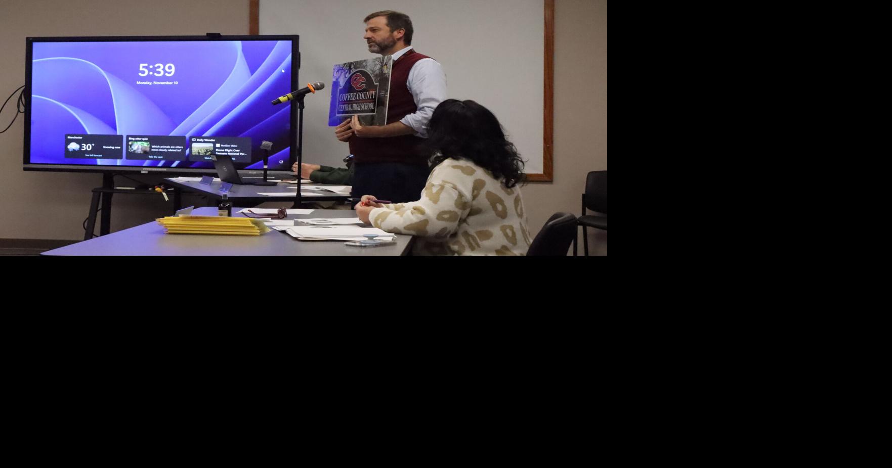 Board approves CCCHS sign donation | Local News | manchestertimes.com