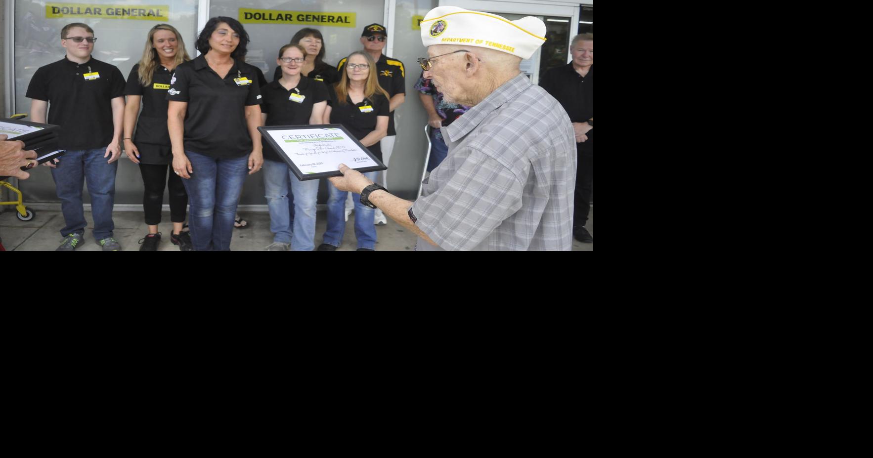 Local veterans recognize dollar store employees | Education ...