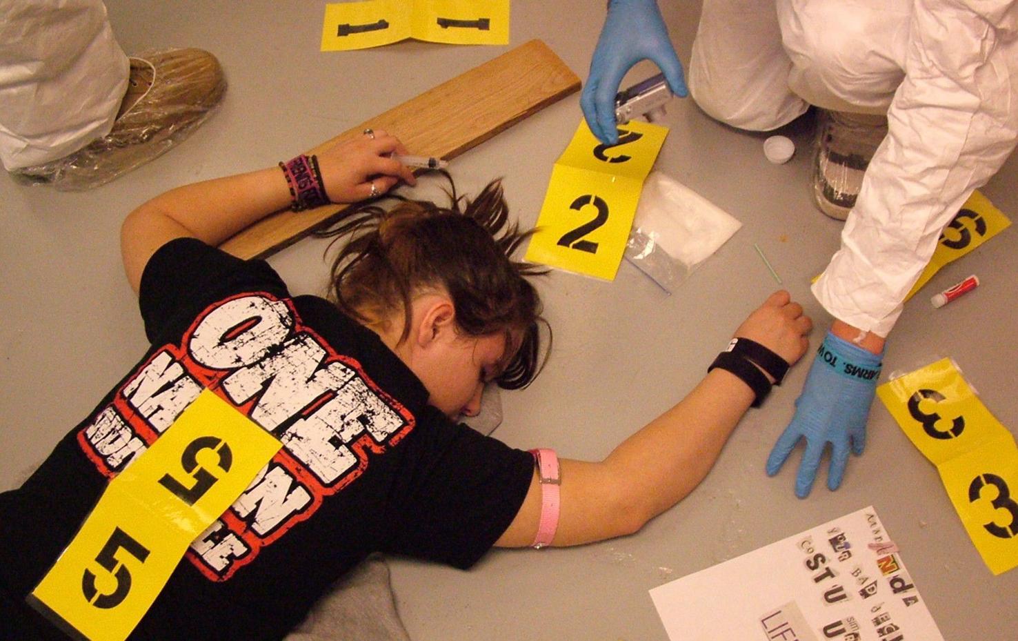 CSI:CentralHigh School CHS ‘investigators’ work crime scene at state ...