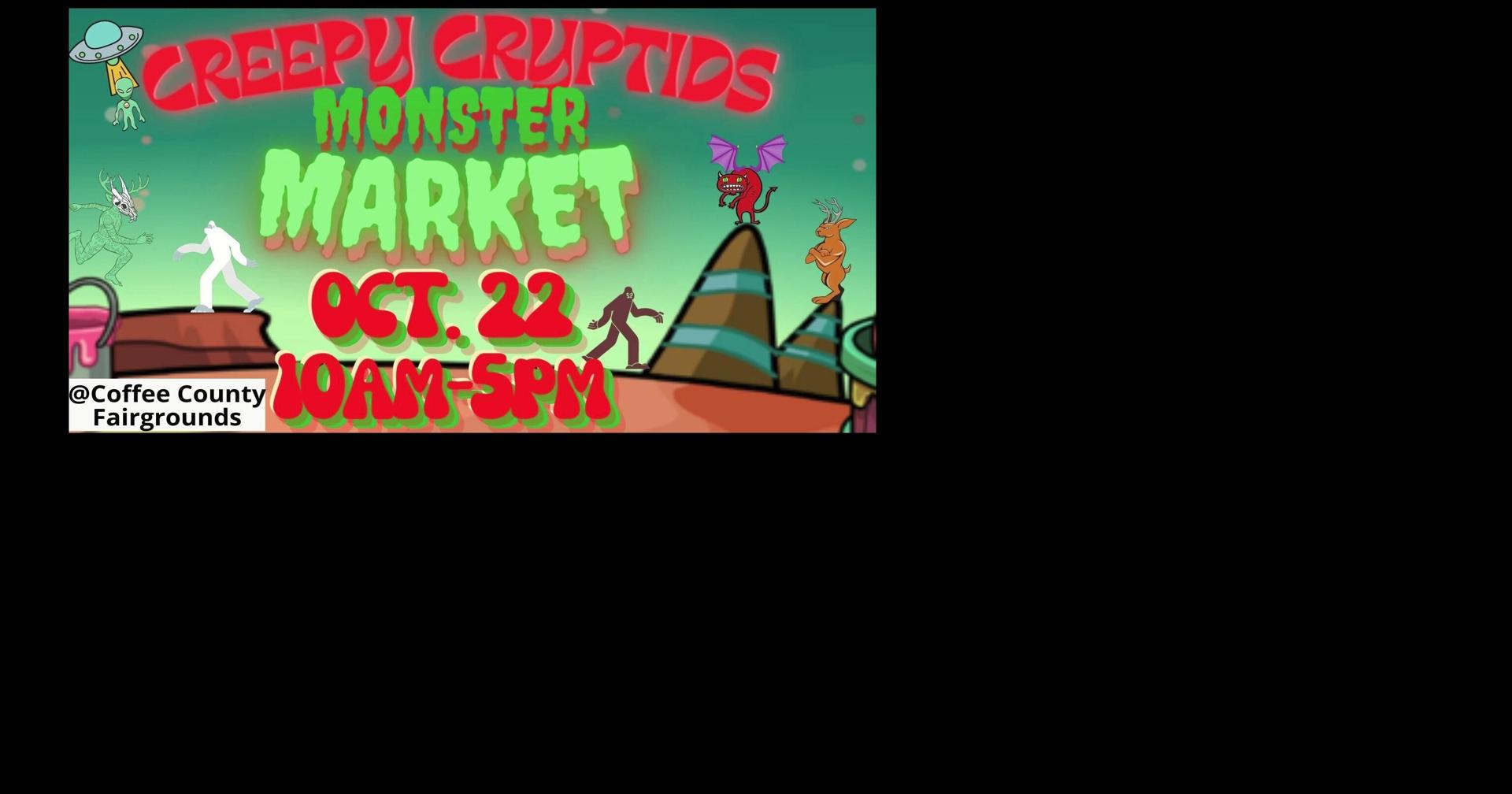 Highlights form the Creepy Cryptids Monster Market last weekend | Local ...