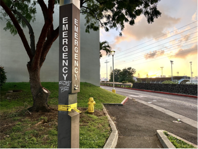 Functioning emergency call boxes on campus are a priority to the ...