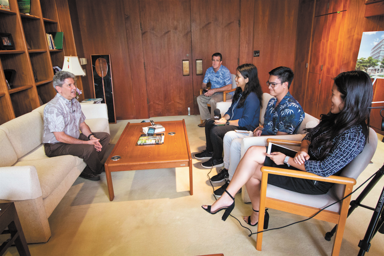 Talk story with David Lassner | Welcome Back | manoanow.org