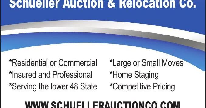Moving or Downsizing? Schueller Auction & Relocation Co. | Moving ...
