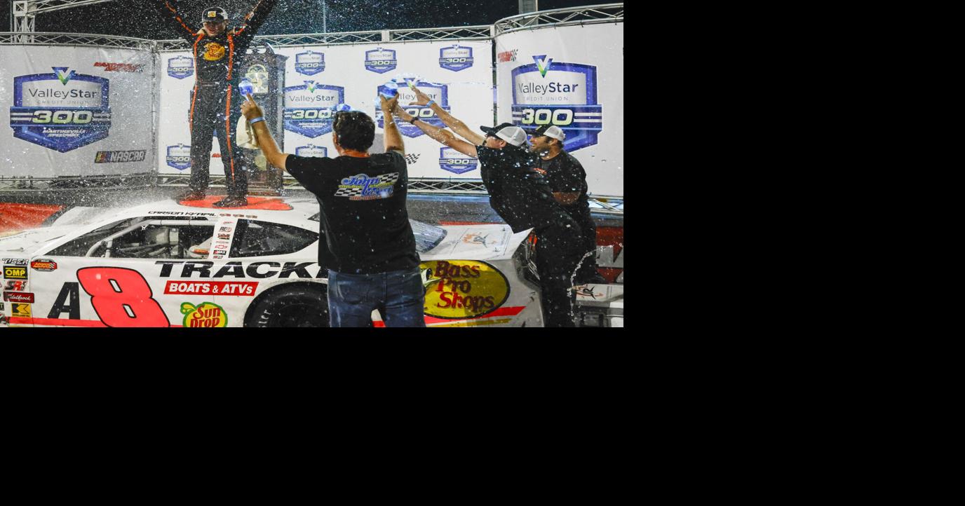Carson Kvapil holds off Mike Looney to win ValleyStar Credit Union 300 ...