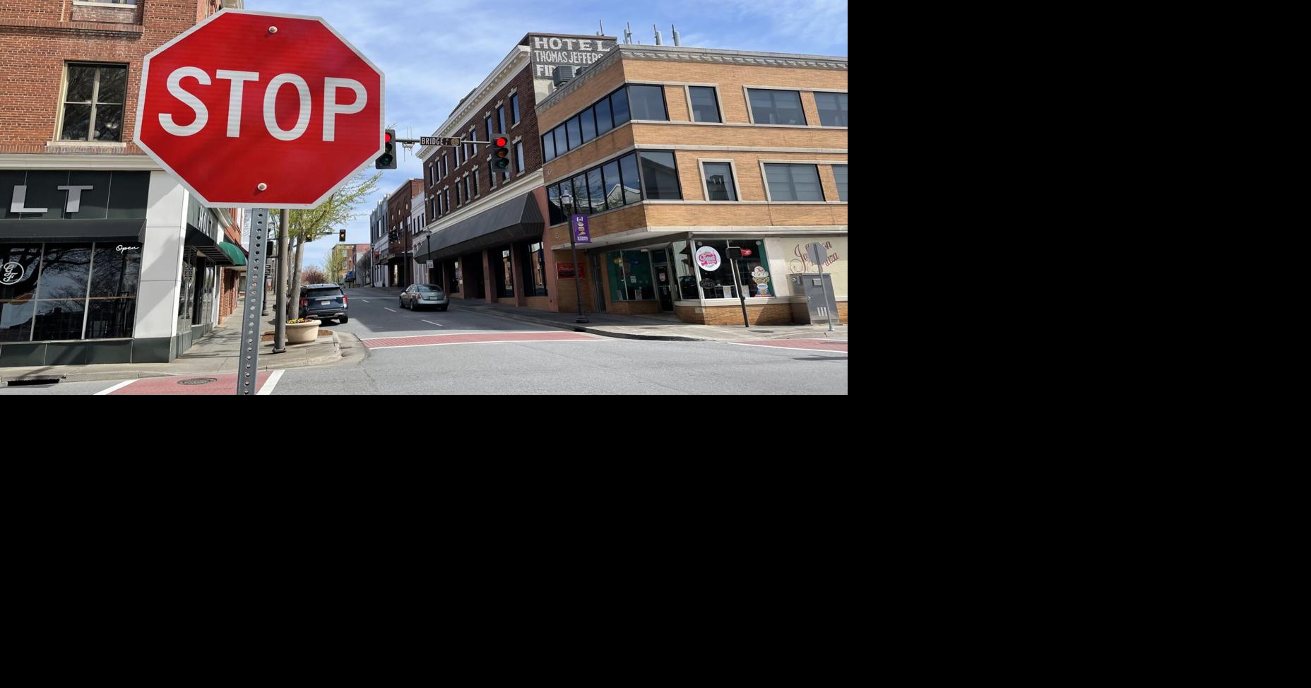 Martinsville installs stop signs to increase walkability