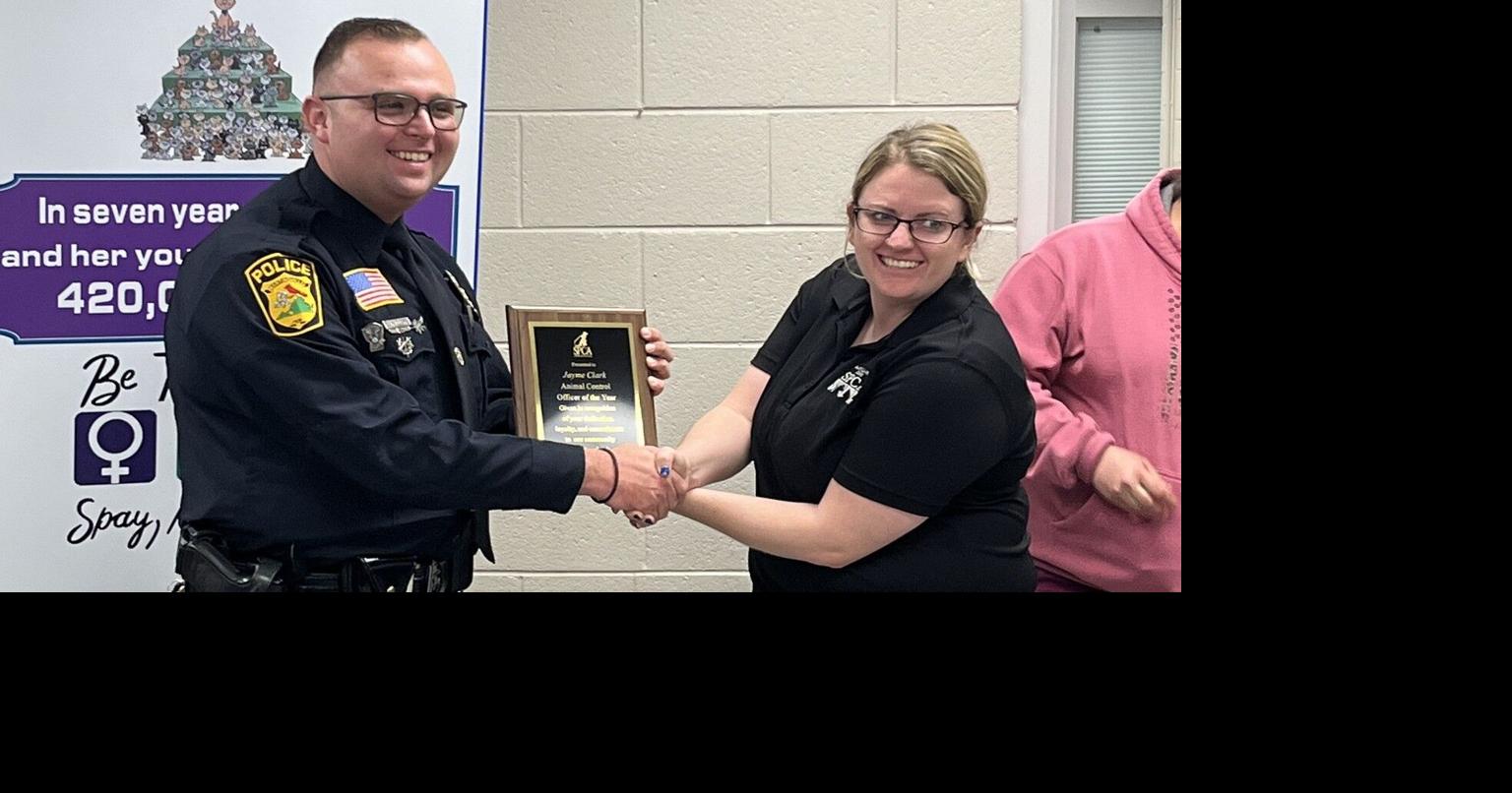 Clark named SPCA's officer of the year