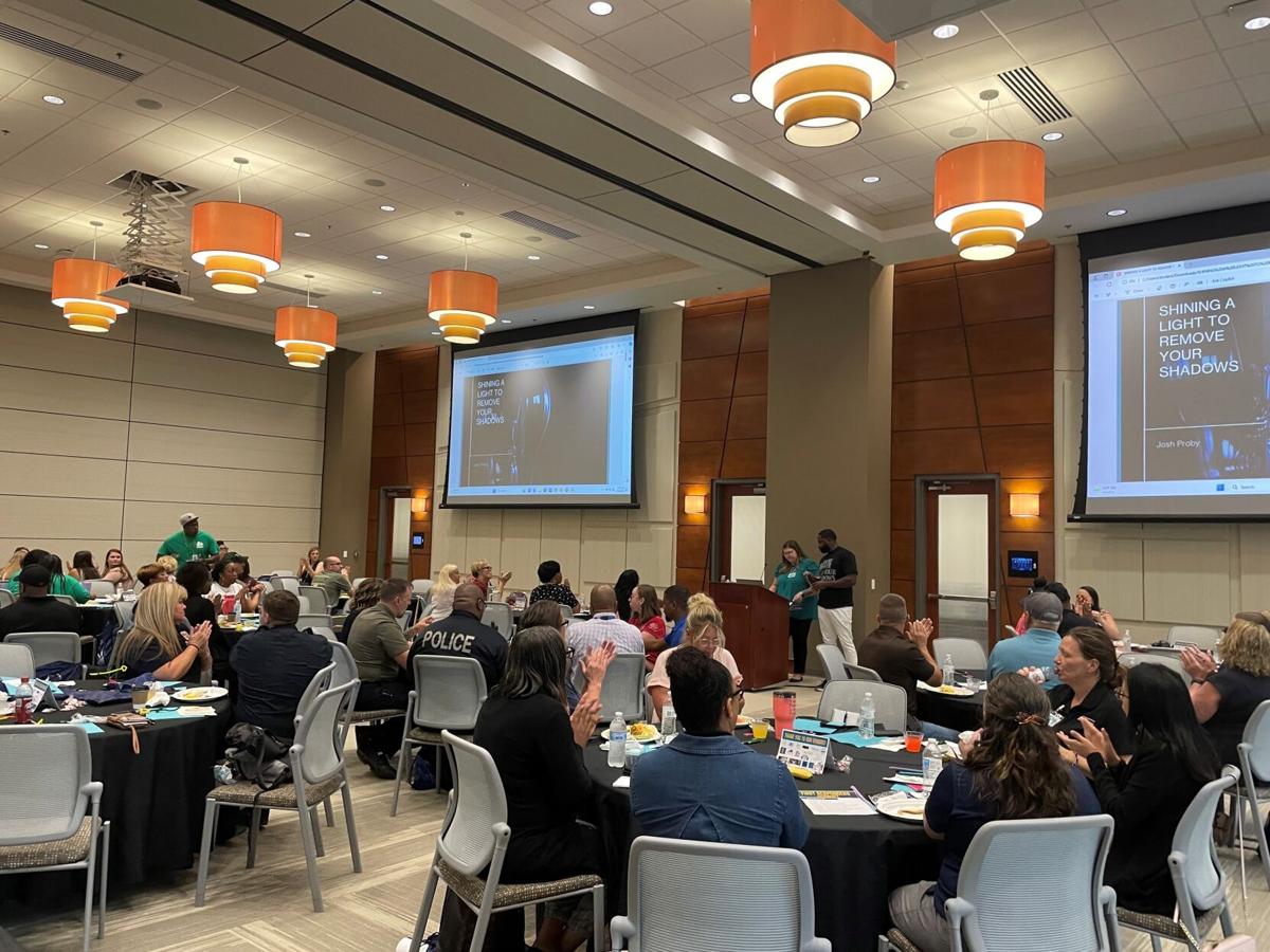 First responders hear from inspirational speaker