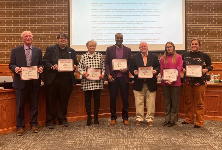 HCPS recognizes students and board