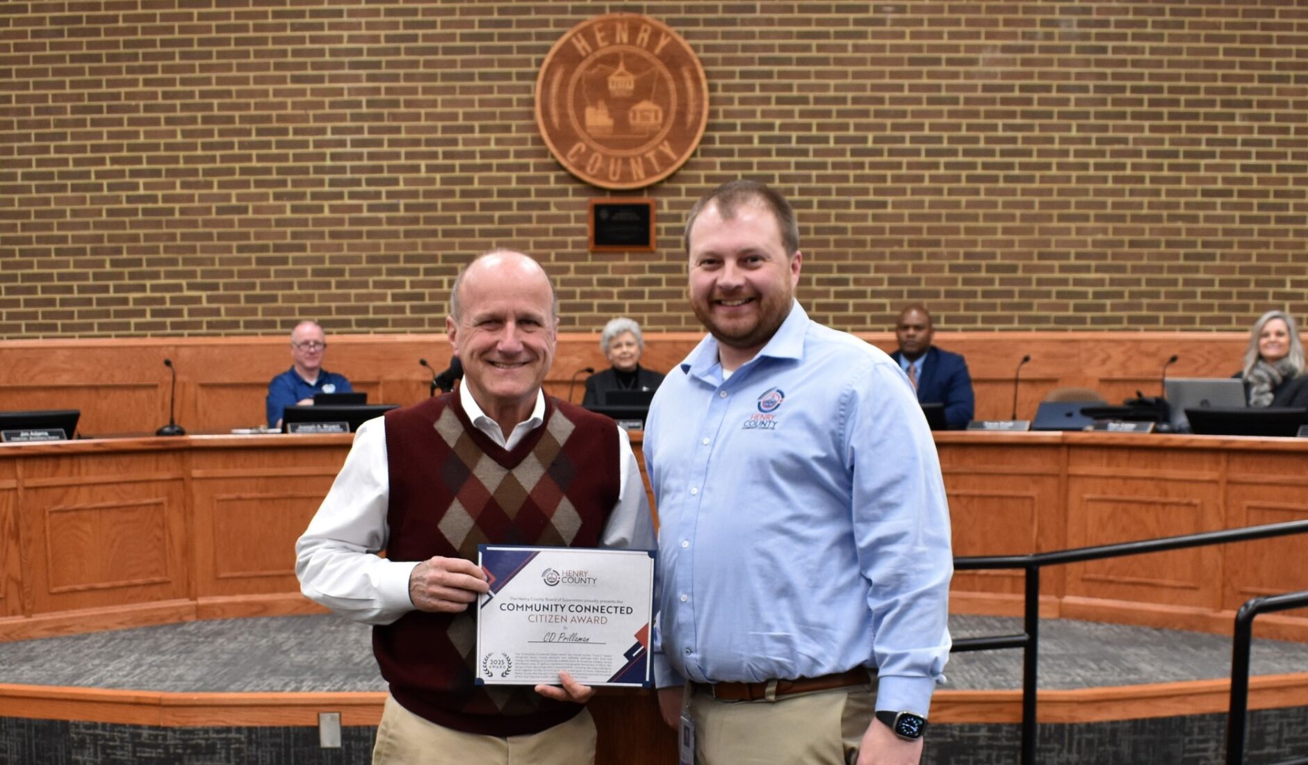 Prillaman receives Community Connected Citizen Award