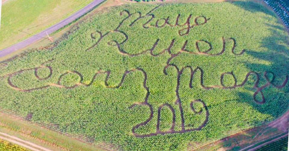 Riddle me this: How do you get through this corn maze near Spencer?