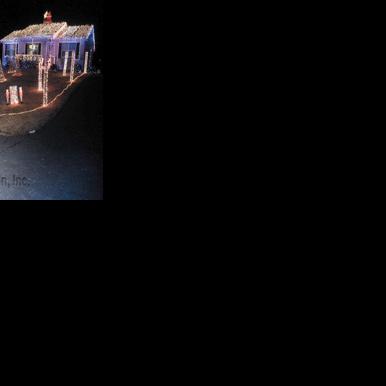 Christmas light contest winner