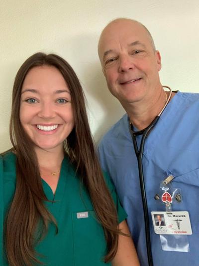 Daughter follows father's footsteps into health care field