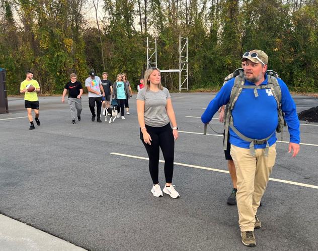 Veteran walks to raise money