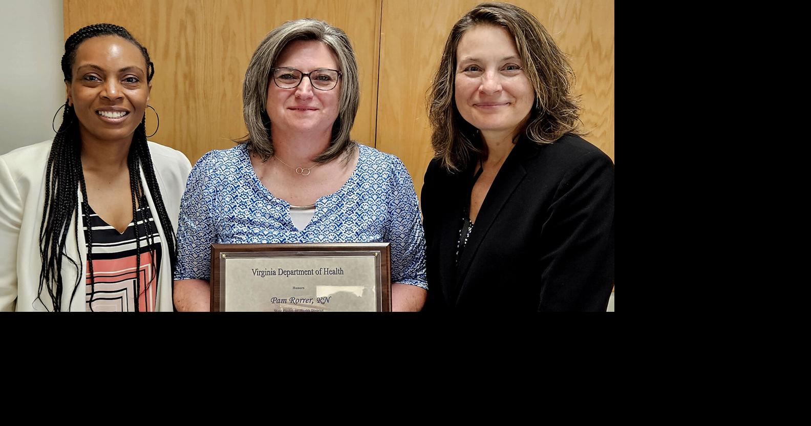 Pamela Rorrer of Patrick County is Virginia Public Health Nurse of the Year