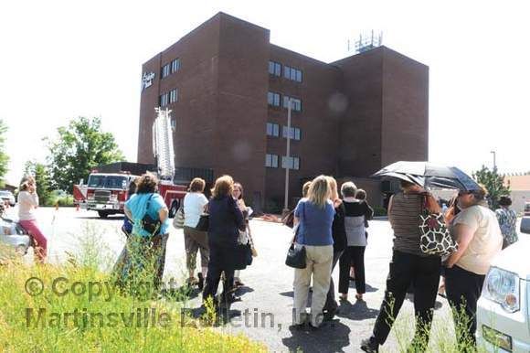 Small electrical fire causes bank building evacuation