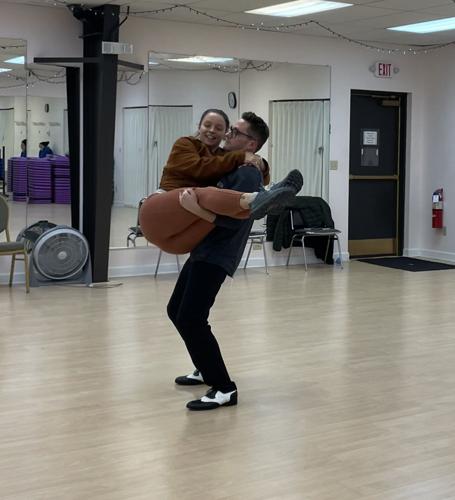 Anna Wheeler and Jacob Frith dance for Piedmont Arts