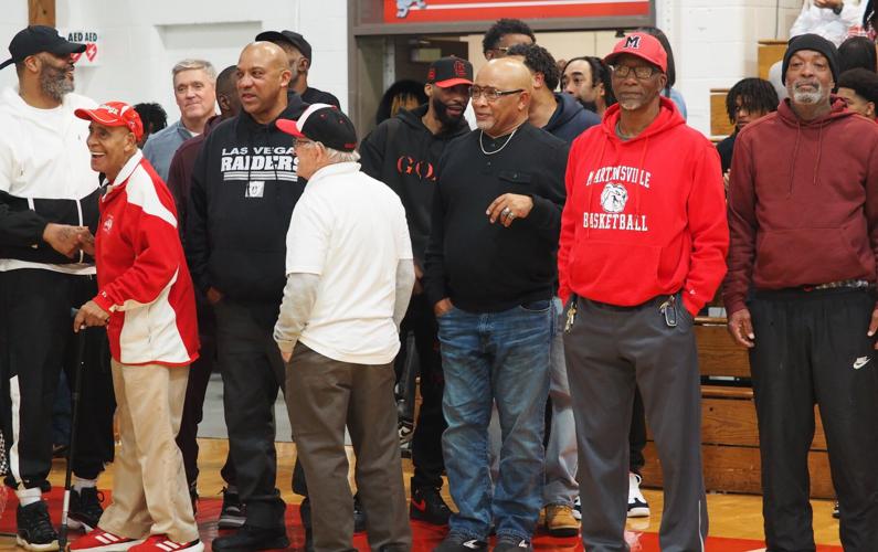 Martinsville boys basketball alumni honored by school, city