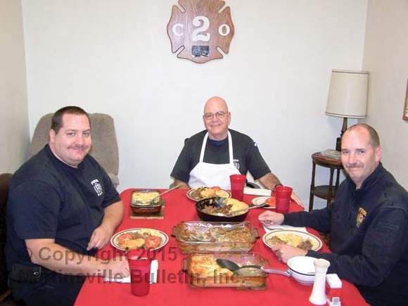 Cooking is part of a firefighter’s day