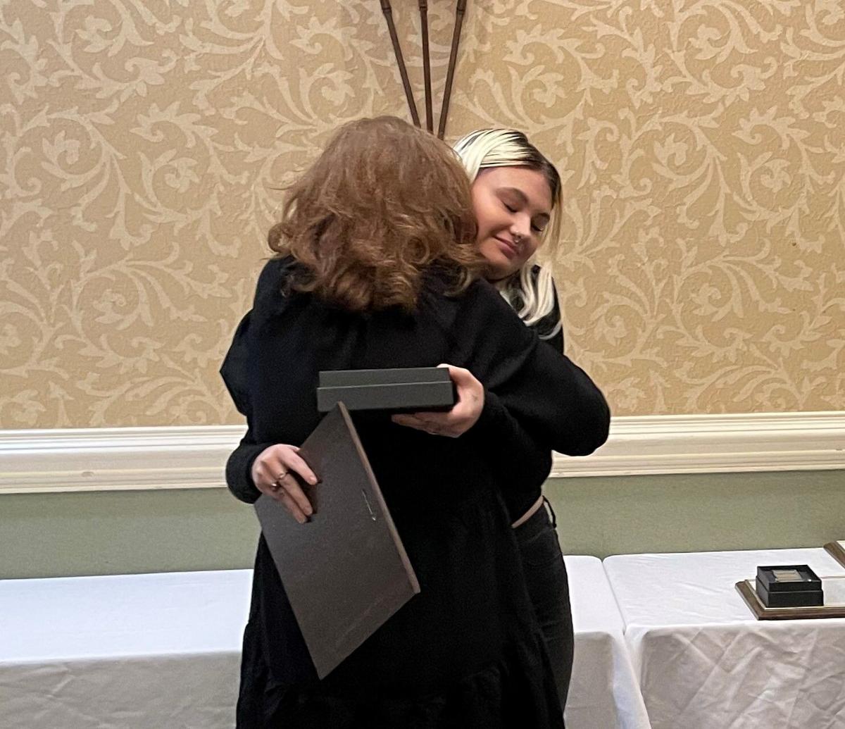 Big M seniors thank teachers by reading letters and presenting them ...