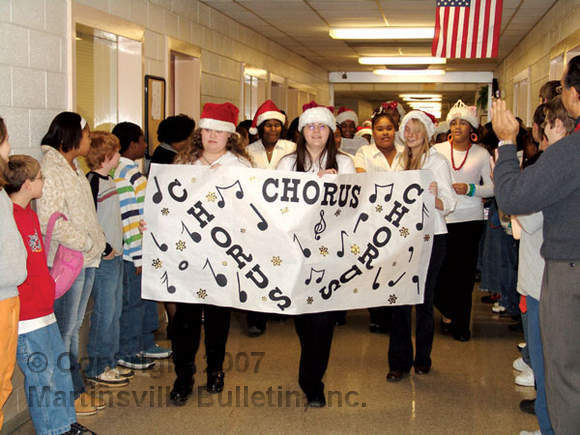 Laurel Park students host parade