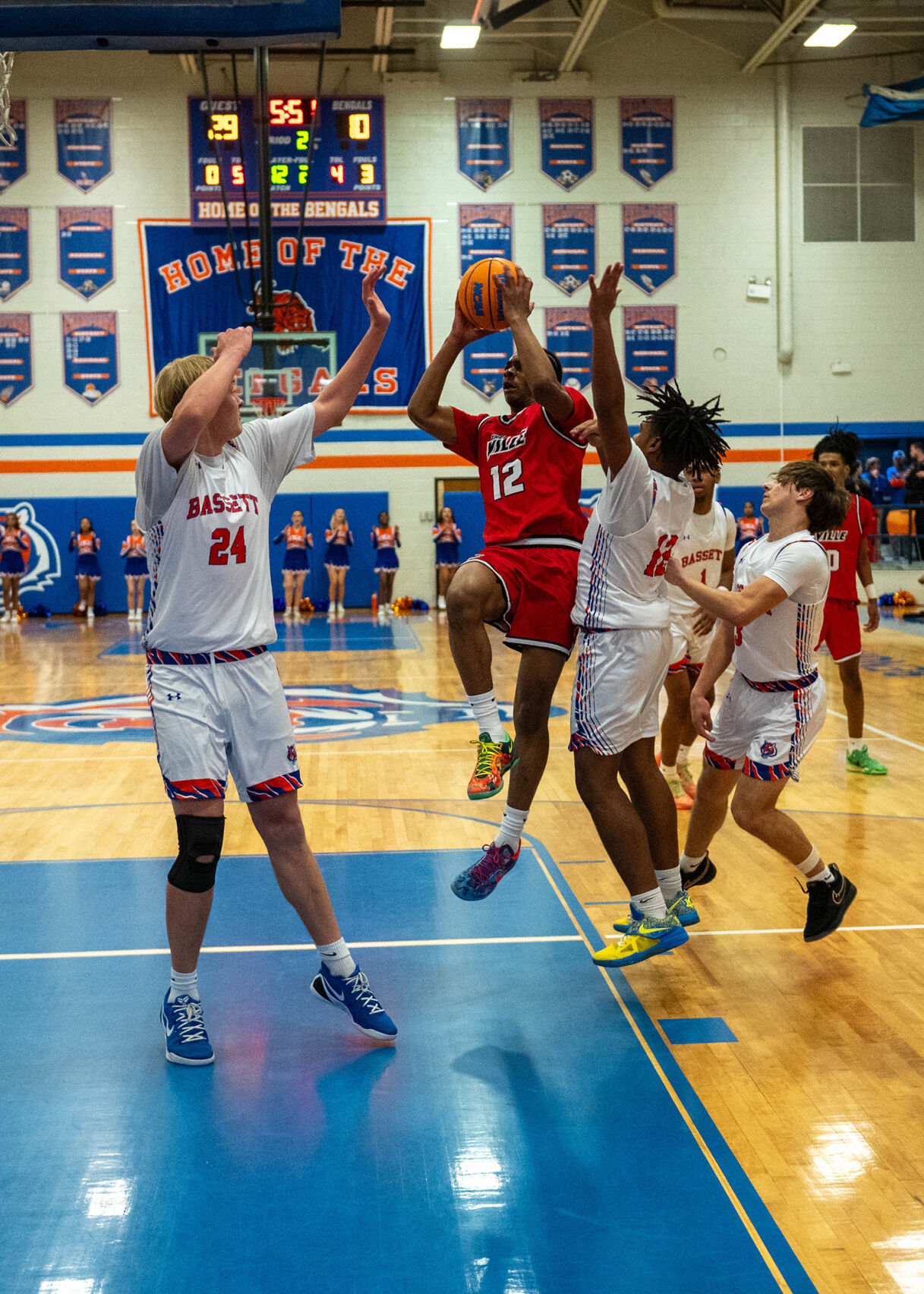Martinsville boys basketball coach Hall talks Bassett win