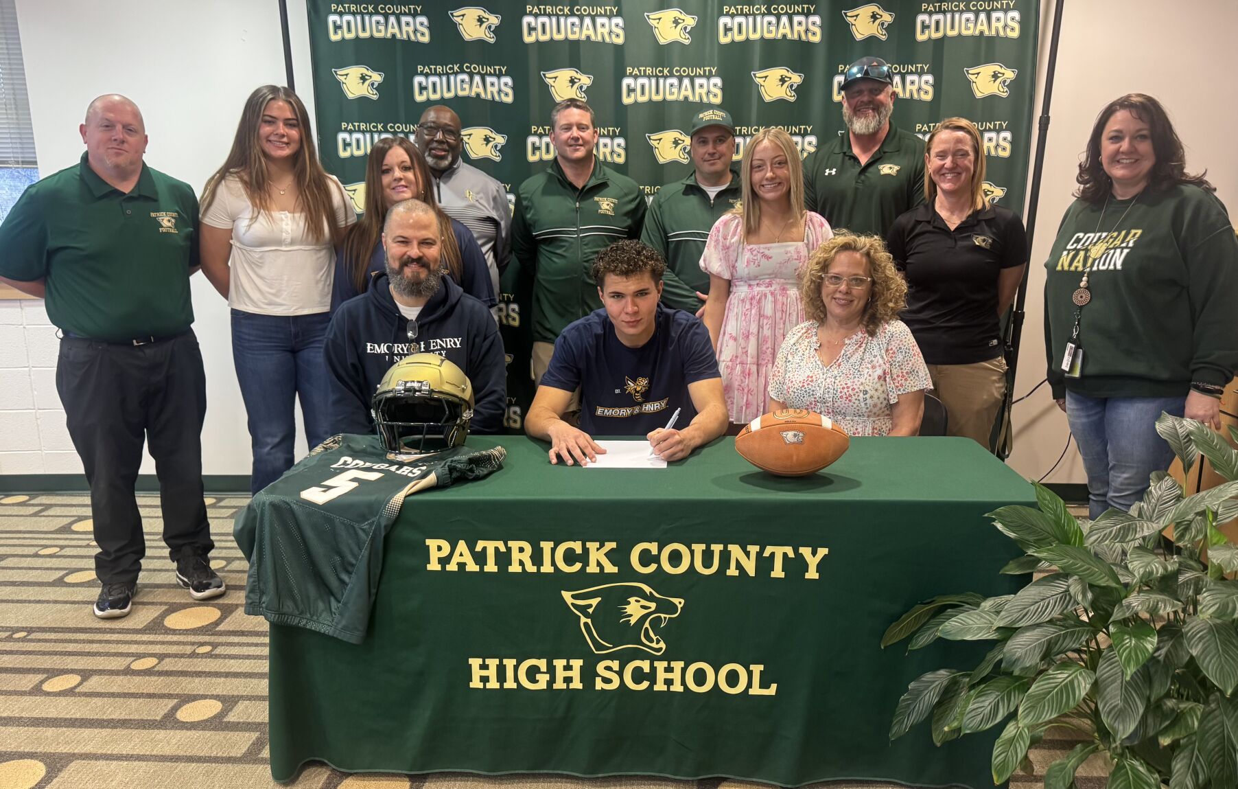 Patrick County's Jackson Callahan signs with Emory & Henry football